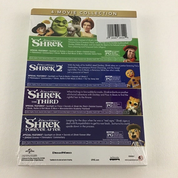 Shrek 4 Movie Collection Dvd 60 Photos - Moonagedaydream.film