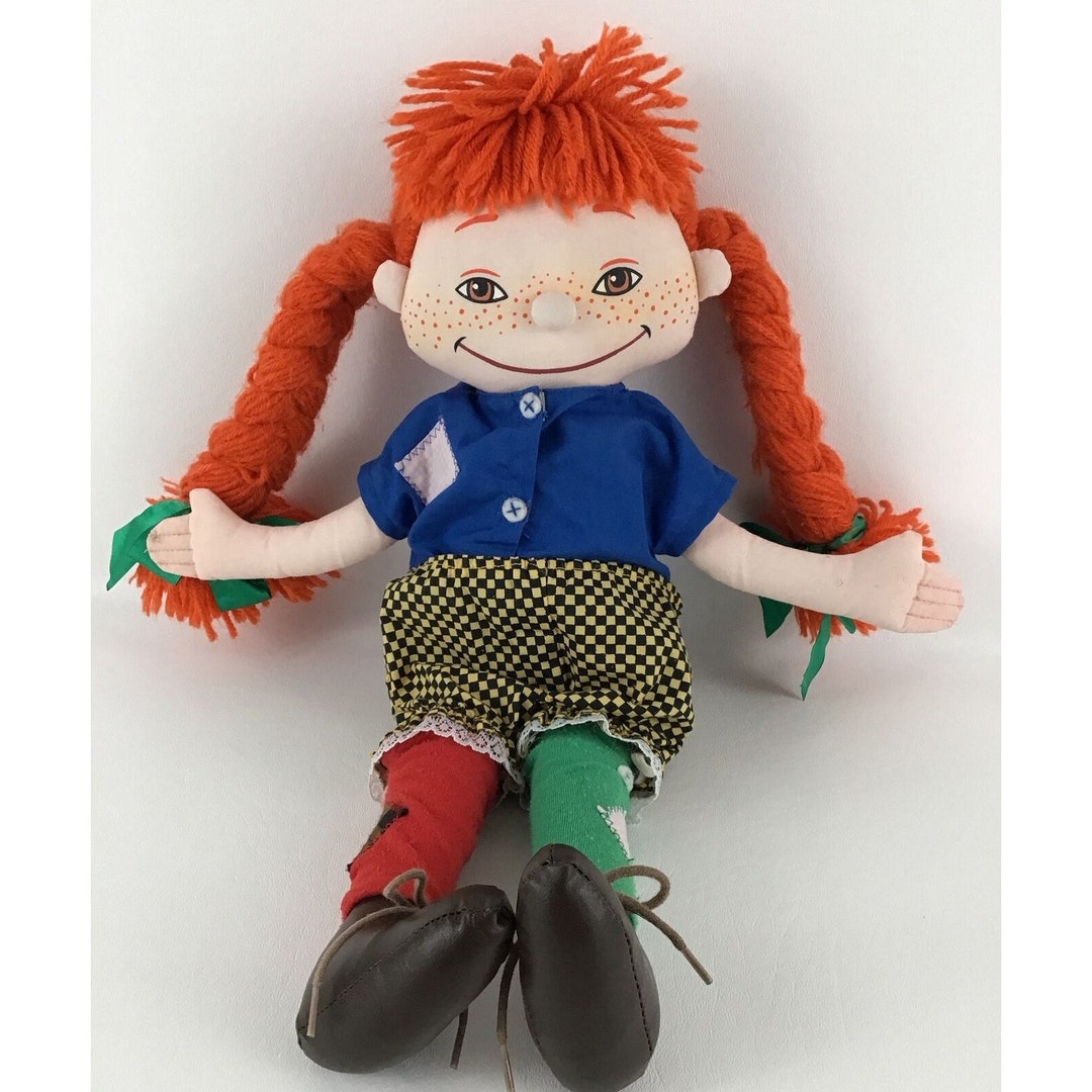 Pippi Longstocking 18" Plush Stuffed Doll Toy Vintage 1988 80s Toys - Etsy