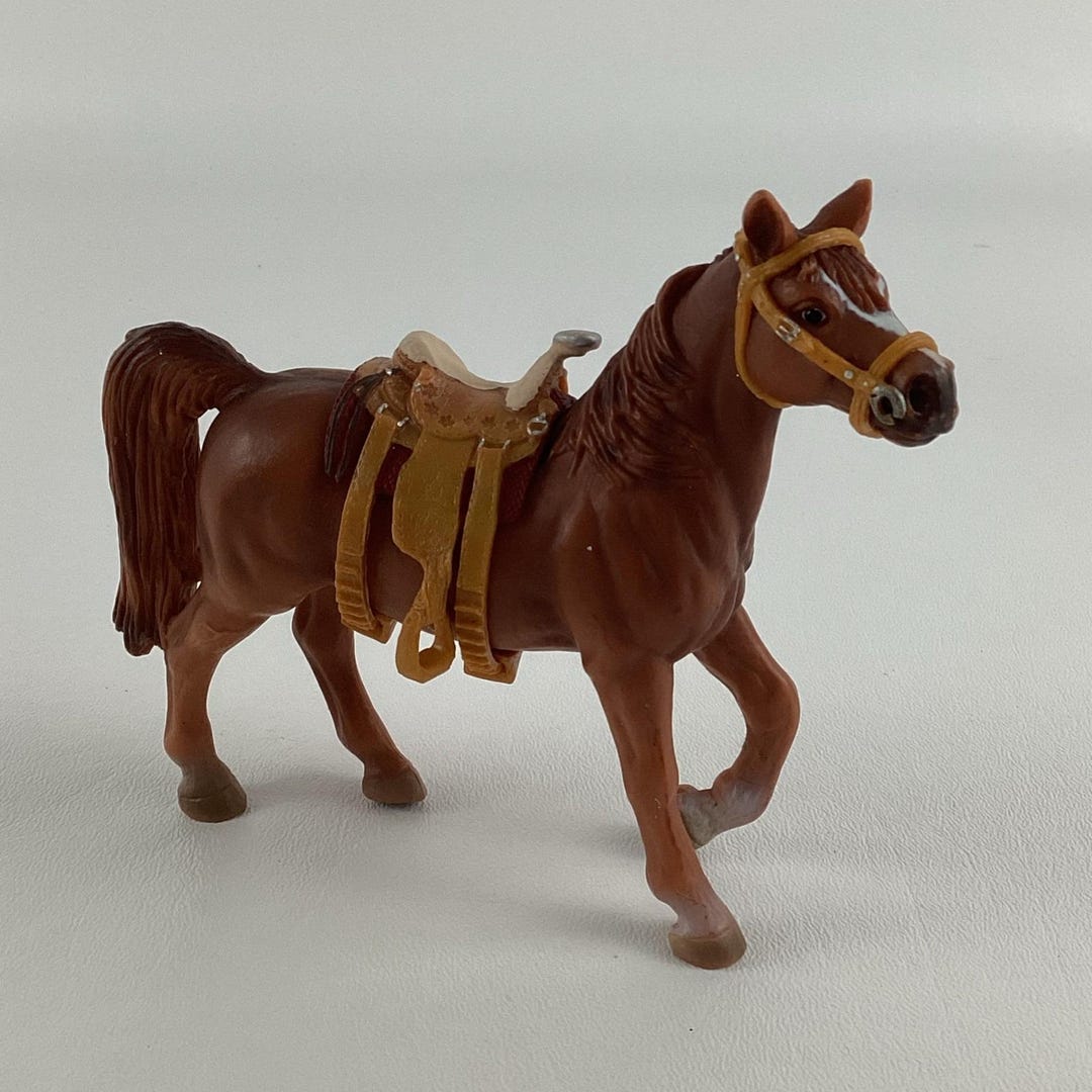Schleich Horse Club Collectible Animal Action Figure Saddle Toy Vintage ...