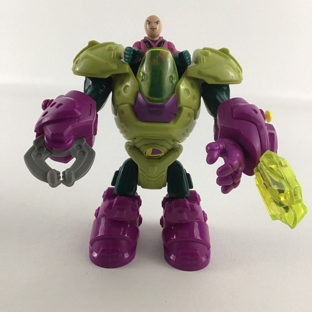 Fisher Price Imaginext DC Super Friends Lex Luthor Mechanical Mech Suit ...