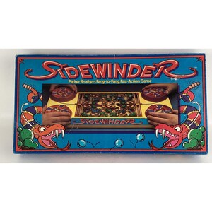 Sidewinder Board Game Parker Brothers Fand Fast Action Desert Snake ...