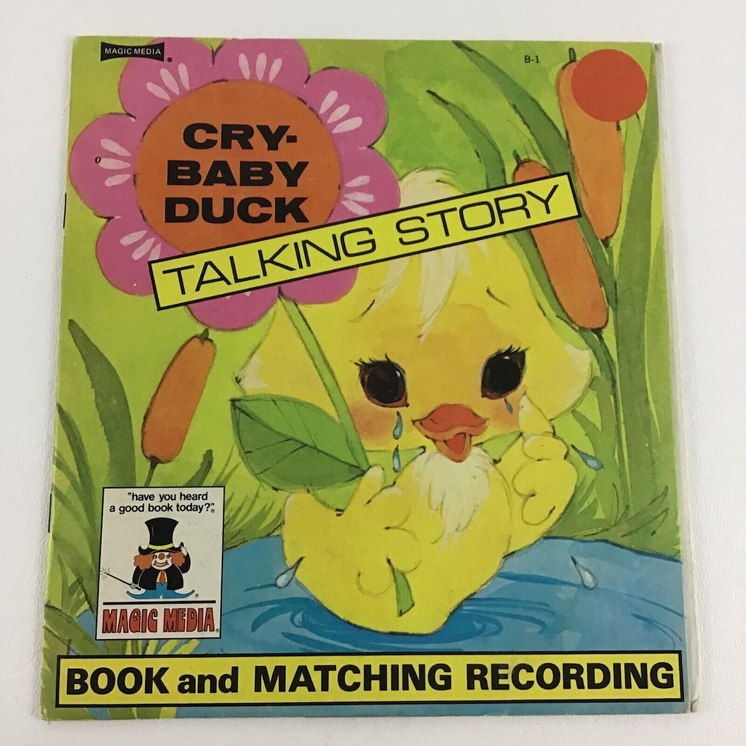 Magic Media Talking Story Cry Baby Duck 33 1/3 RPM Record Storybook ...