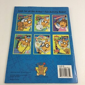 Arthur Paint and Sticker 2 in 1 Fun Book Activity Bendon Vintage 2004 ...