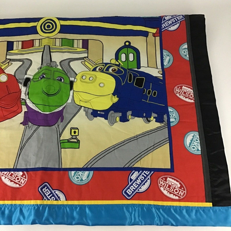 Chuggington Blanket Quilt 37x45 Brewster Wilson Koko Train - Etsy