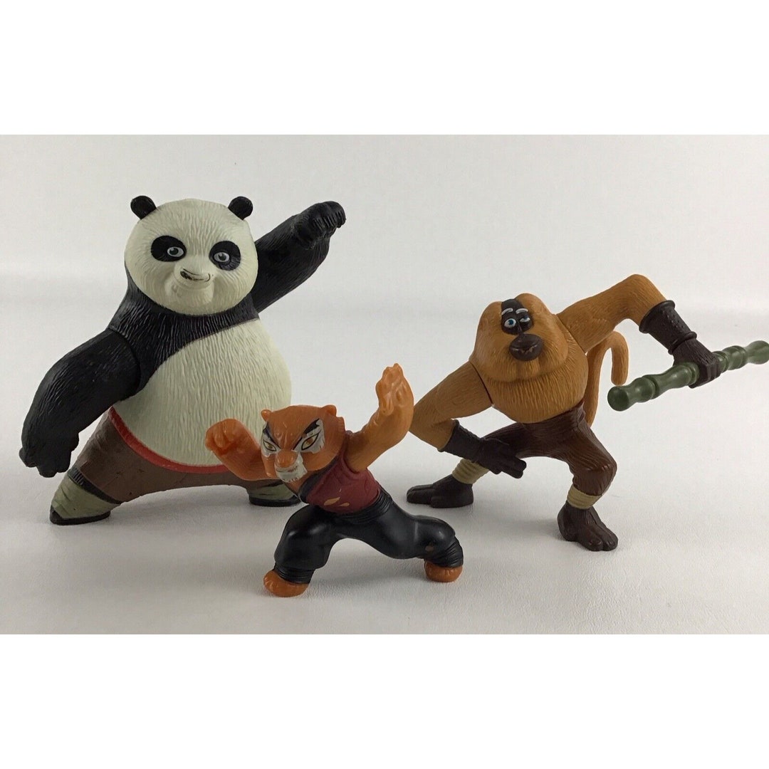 Dreamworks Kung Fu Panda Mcdonald's Figure Lot Po Monkey Tigress 2005 ...