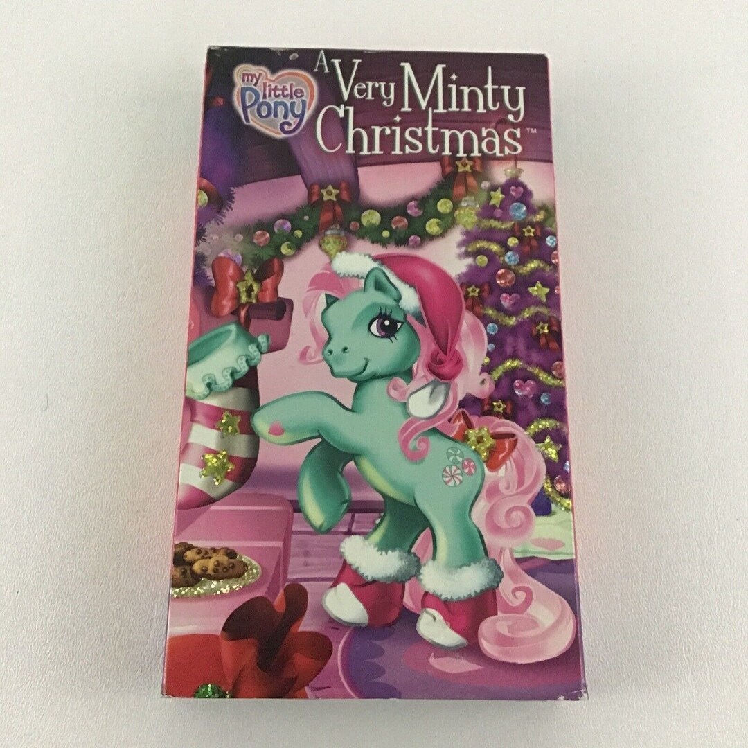 My Little Pony VHS Tape A Very Minty Christmas Holiday Movie Vintage ...