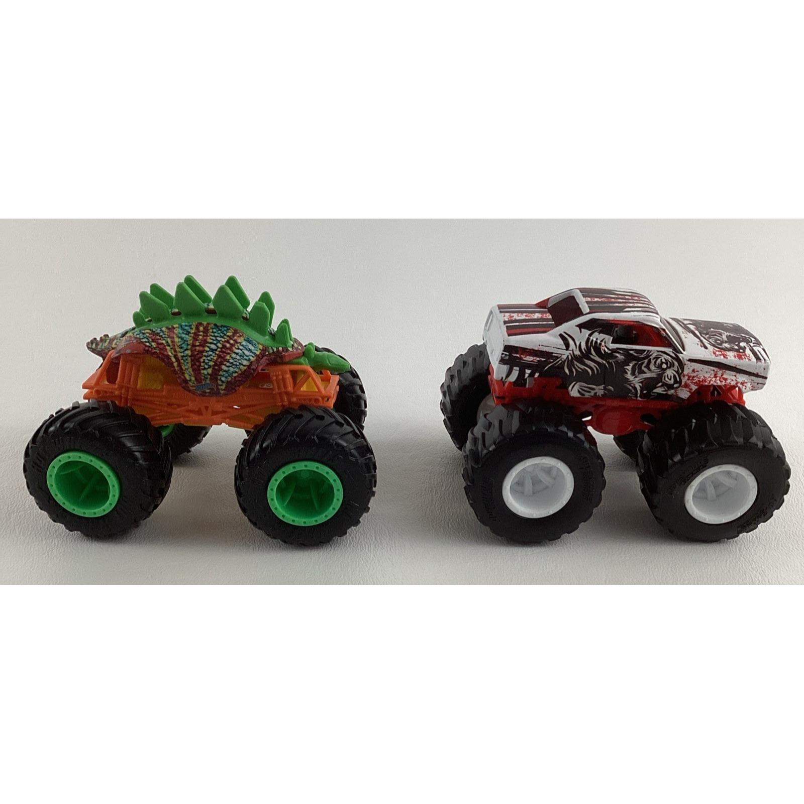Adventure Force White Tiger Monster Truck Hot Wheels Motosaurus Dino ...