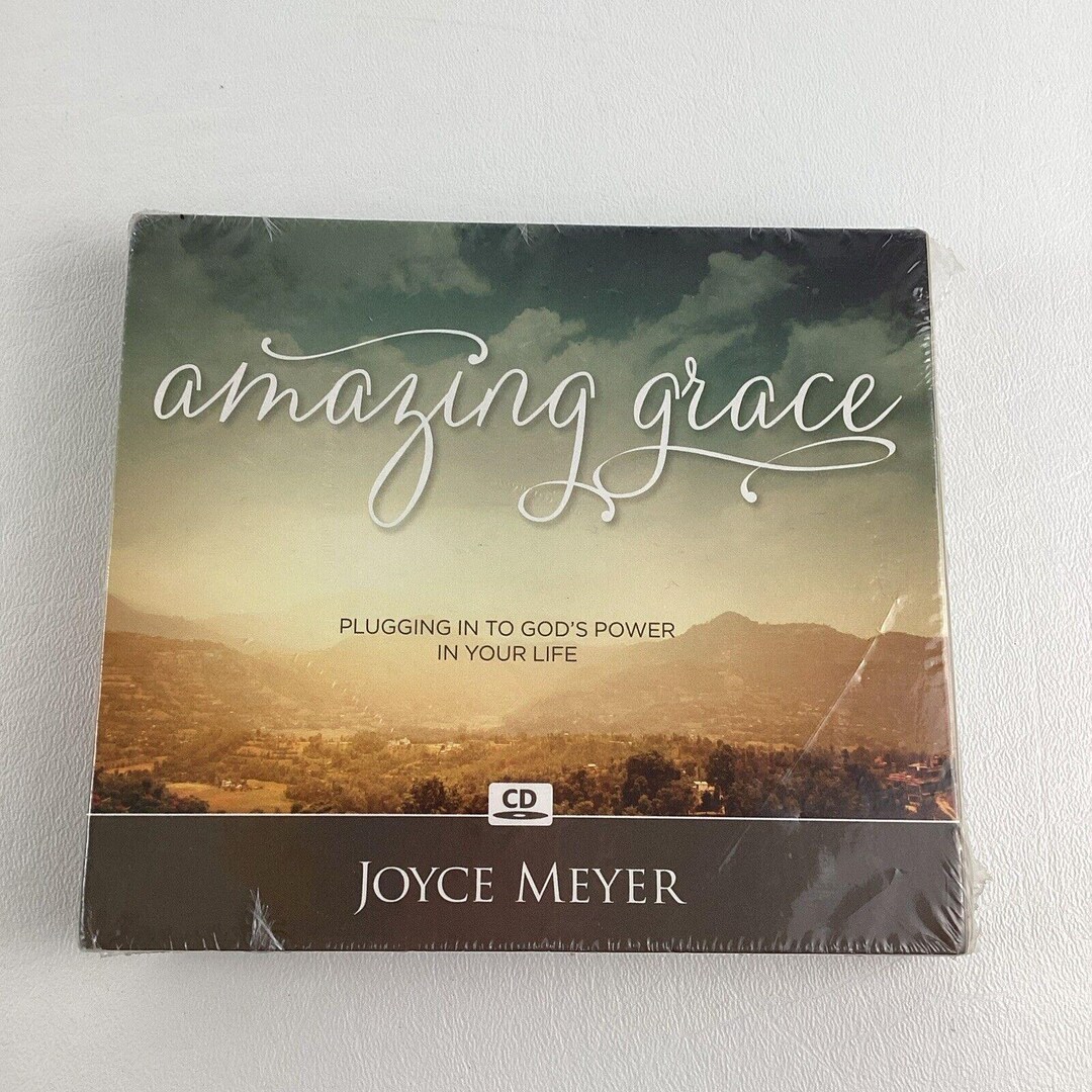 Joyce Meyer Amazing Grace Plug Into God's Power Audio Book Religion New ...