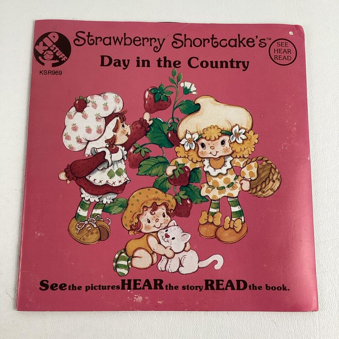 Strawberry Shortcake's Day in the Country Book Record Set See Hear Read ...