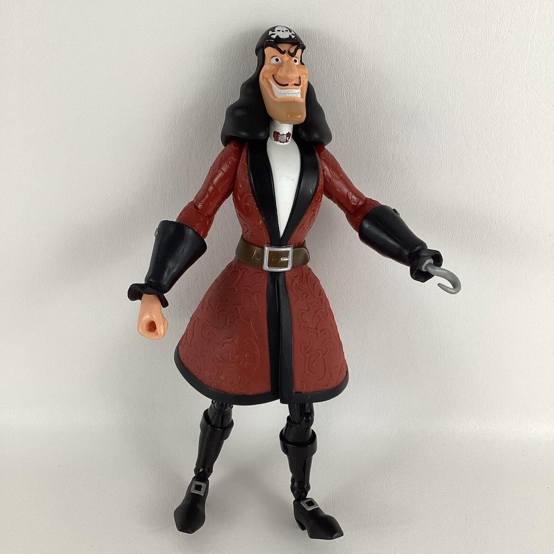 Disney Peter Pan Talking Captain Hook 12" Action Figure Toy Vintage ...
