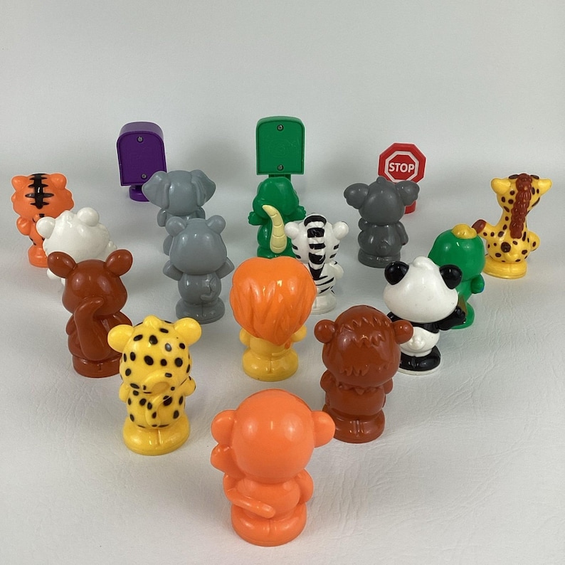 Vtech Smartville Alphabet Train Station Replacement Animal Figures ...