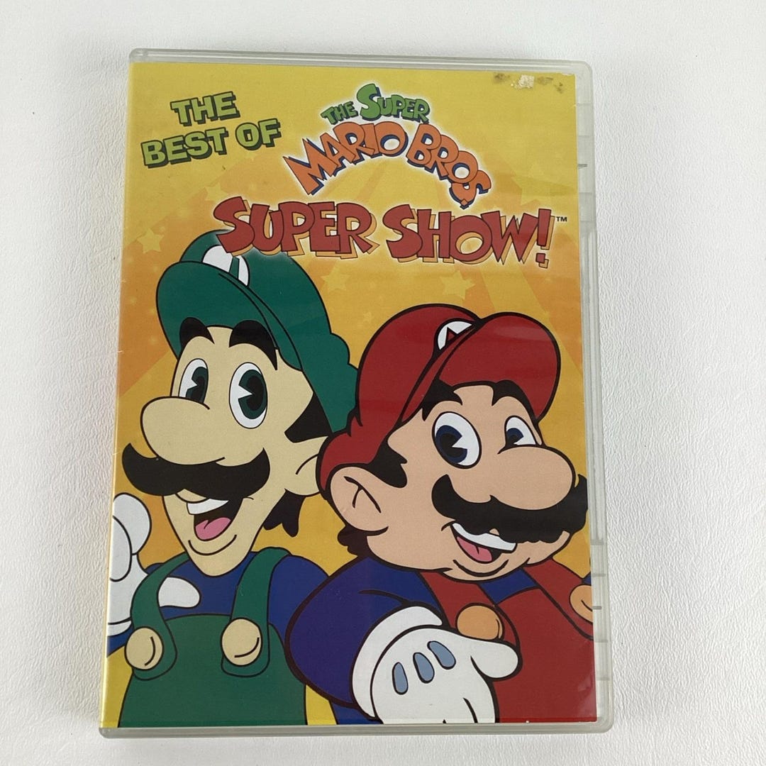 The Super Mario Bros Super Show DVD Best of Animated Episodes Star Koopa Joliet - Etsy
