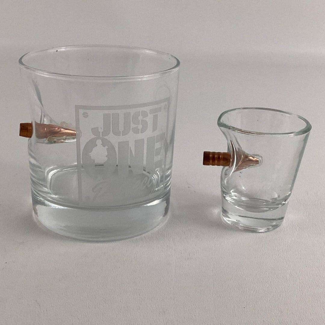 Just One Project Drinking Glass Benshot Bulletproof Glassware Bullet ...