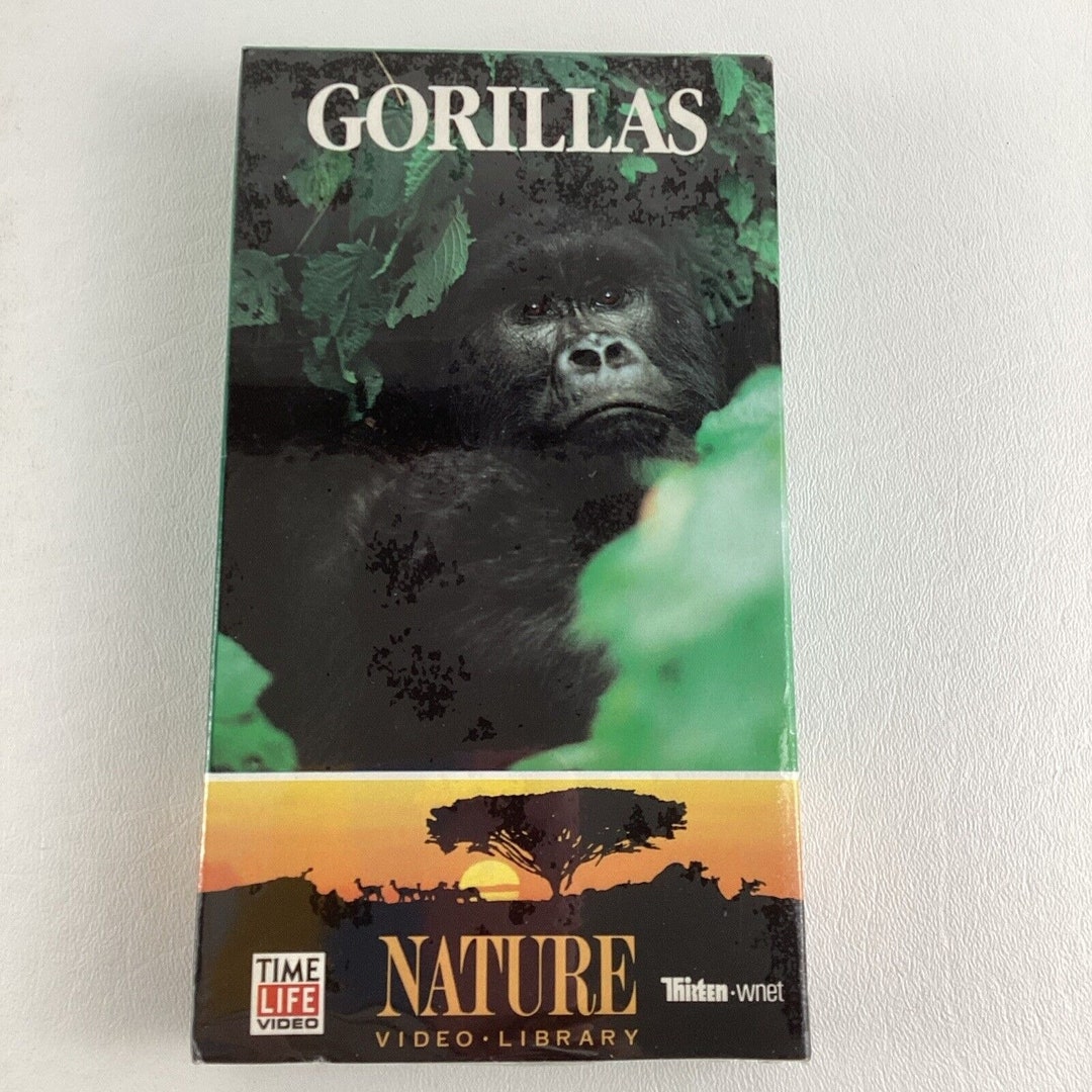 Time Life Video Gorillas VHS Tape Nature Library Series Vintage 1991 ...