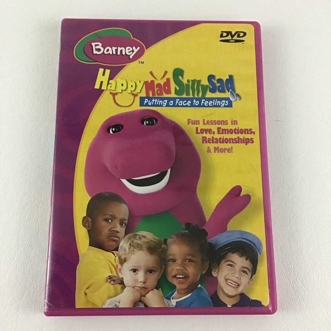 Barney & Friends DVD Happy Mad Silly Sad Feelings Special Bonus ...