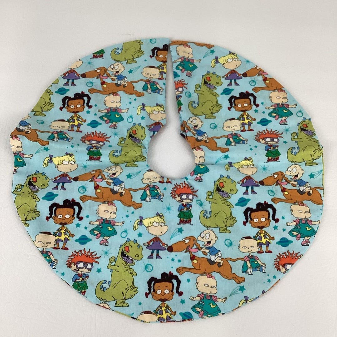 Vintage Rugrats Mini Tree Skirt Phil Lil Tommy Angelica Nickelodeon ...