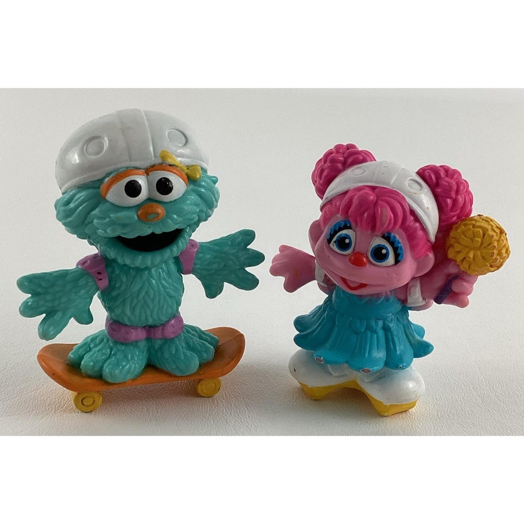 Sesame Street Abby Cadabby Rosita Girl Monster Muppet Figures Lot ...