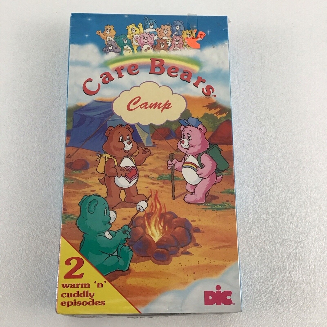Care Bears Camp VHS Tape Braces Cartoon Episodes Vintage New Sealed ...