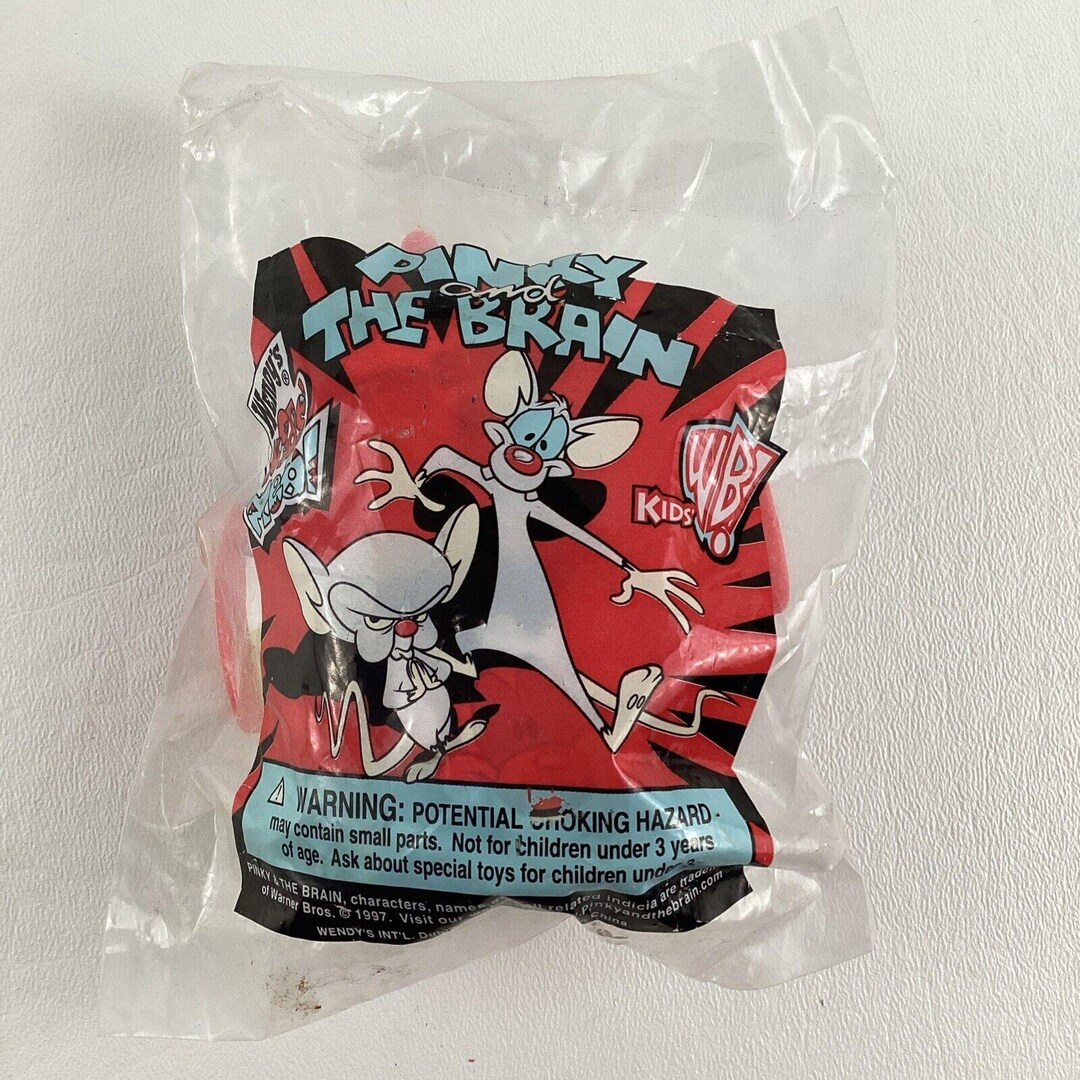 Pinky and the Brain Popping Space Capsule Wendy's Kid Toy Vintage ...