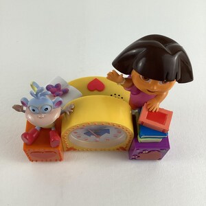 Nick Jr Dora the Explorer Talking Singing Alarm Clock Tek Time Vintage ...