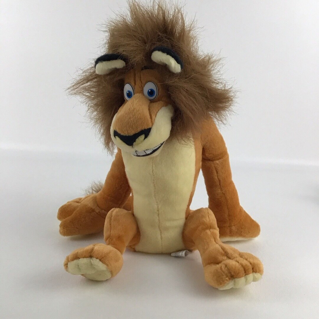 Dreamworks Madagascar Alex Lion 12" Plush Bean Stuffed Animal Toy Kohls ...