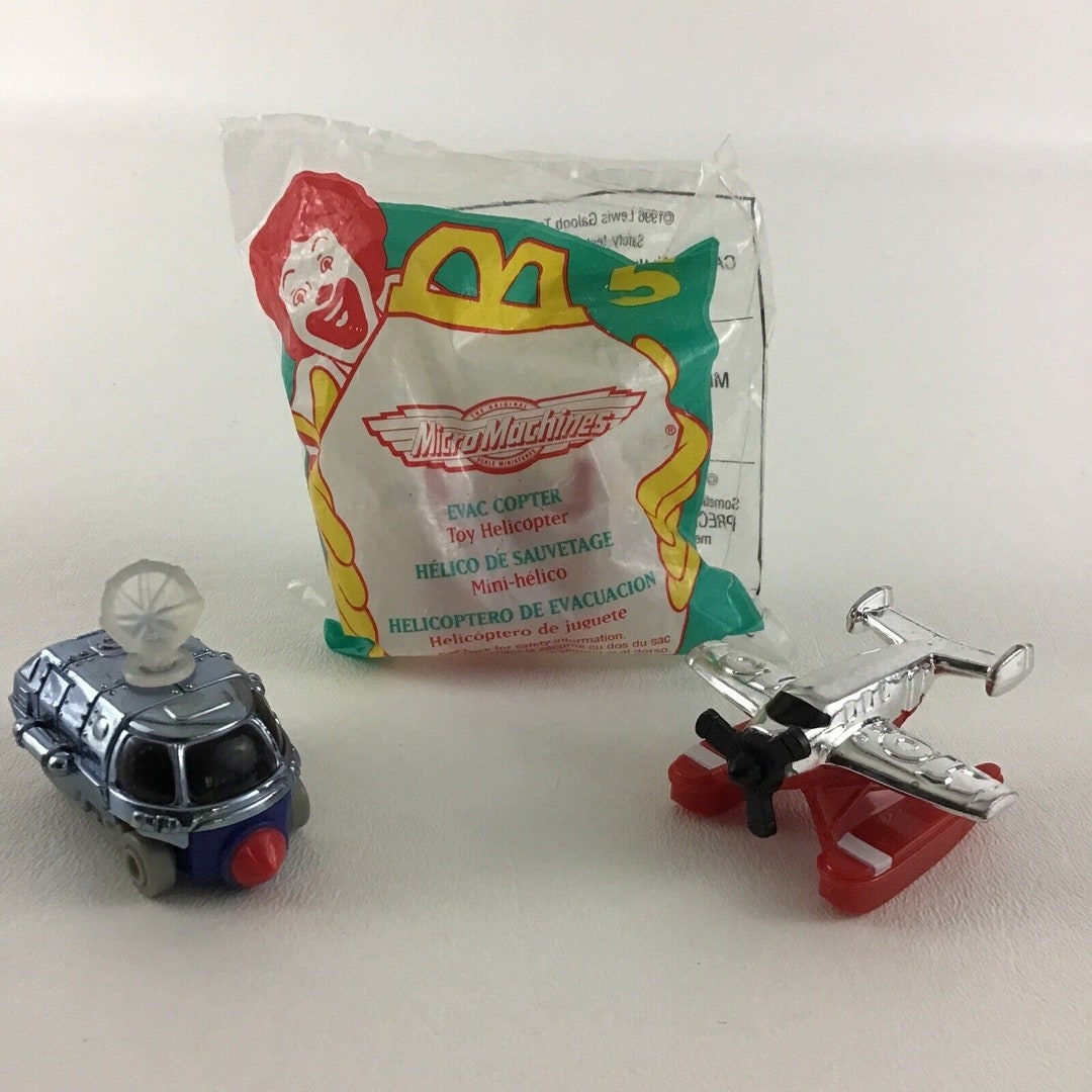 Micro Machines Mcdonald's Toy Evac Copter Space Mobile Ocean Flyer ...