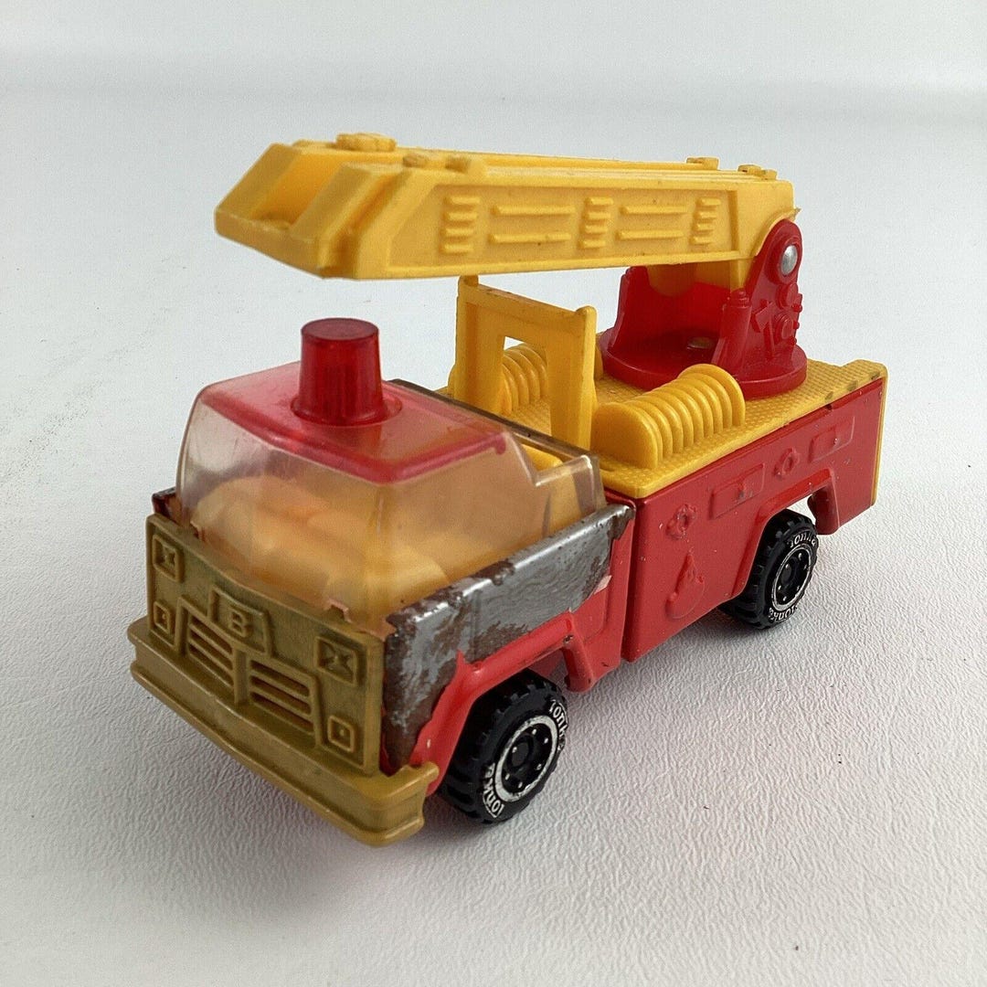 Tonka Fire Department Truck Vintage Diecast Vehicle Hook & Ladder ...
