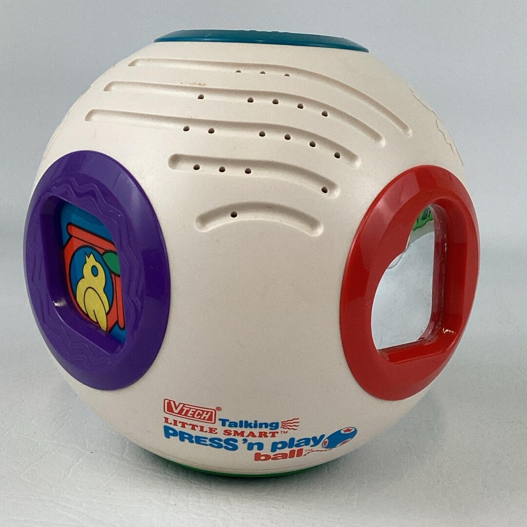 Vtech Talking Little Smart Press N Play Ball Interactive Learning ...