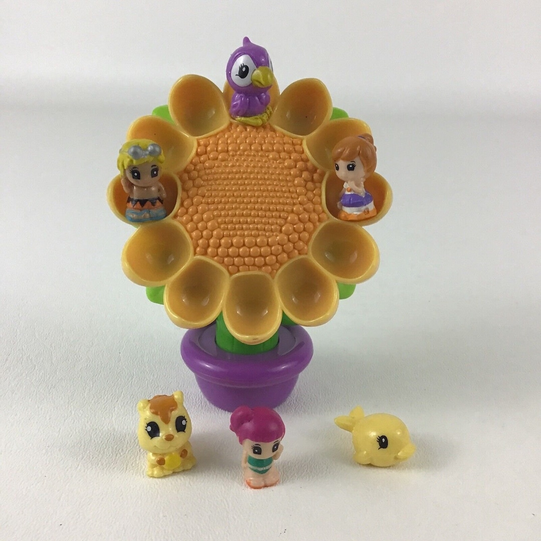 Squinkies Zinkies Snug as A Bug Sunflower Playset Mini Figures Blip ...