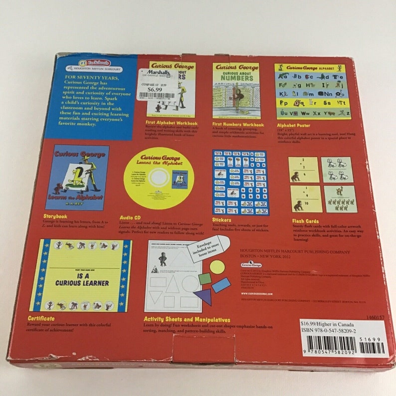Curious George Curious About Learning School Readiness Kit Workbooks ...