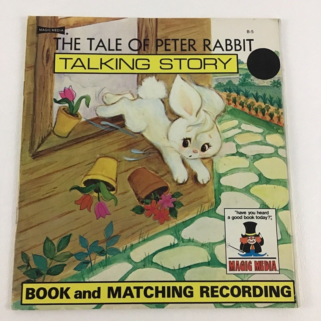 Magic Media Talking Story Peter Rabbit 33 1/3 RPM Record Storybook ...