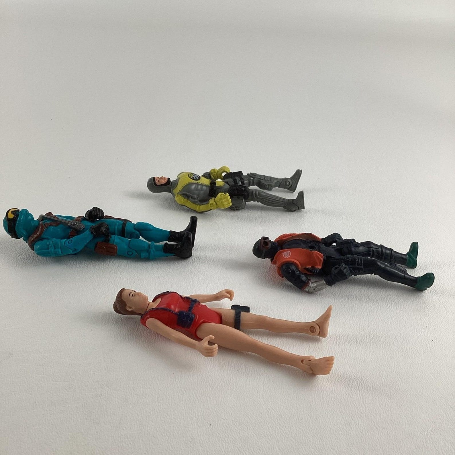 Chap Mei Adventure 4" Action Figures Deep Sea Rescue Marine Diver Lot ...