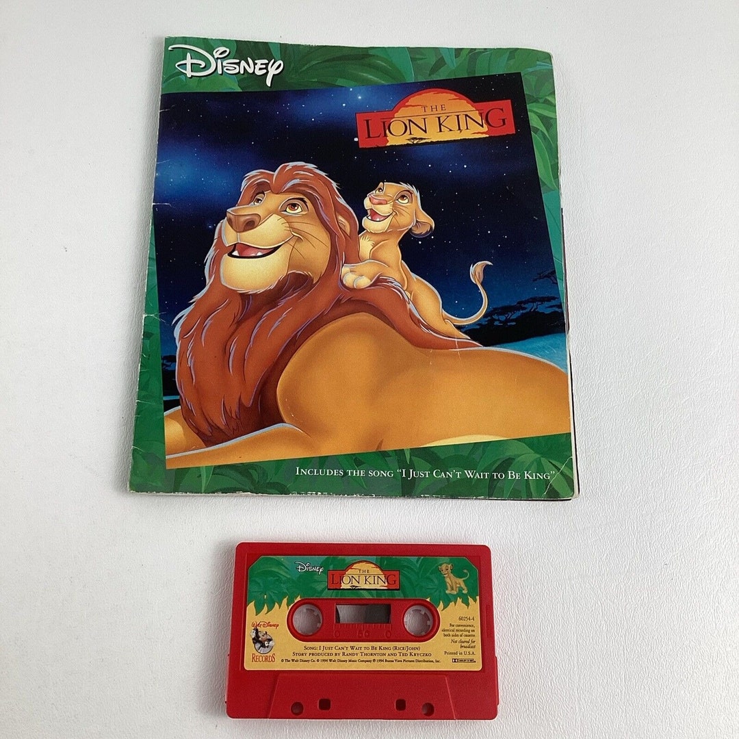 Walt Disney Records the Lion King Storybook Cassette Tape Set Simba ...