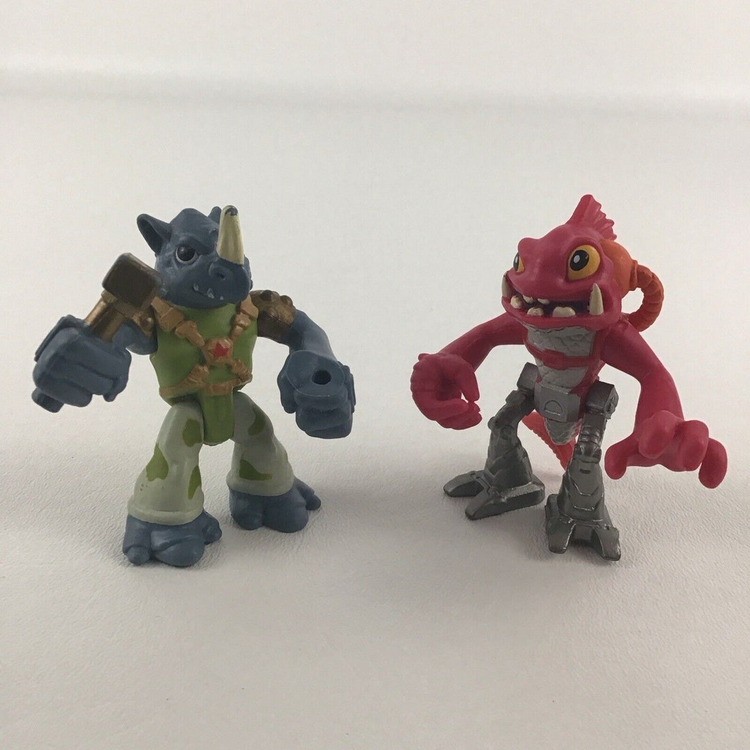 Teenage Mutant Ninja Turtles Mini 3 Figure Rocksteady Fish Face Half ...