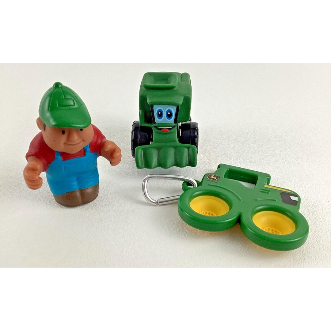 Johnny Tractor & Friends John Deere Corey Combine Farmer Action Figure ...