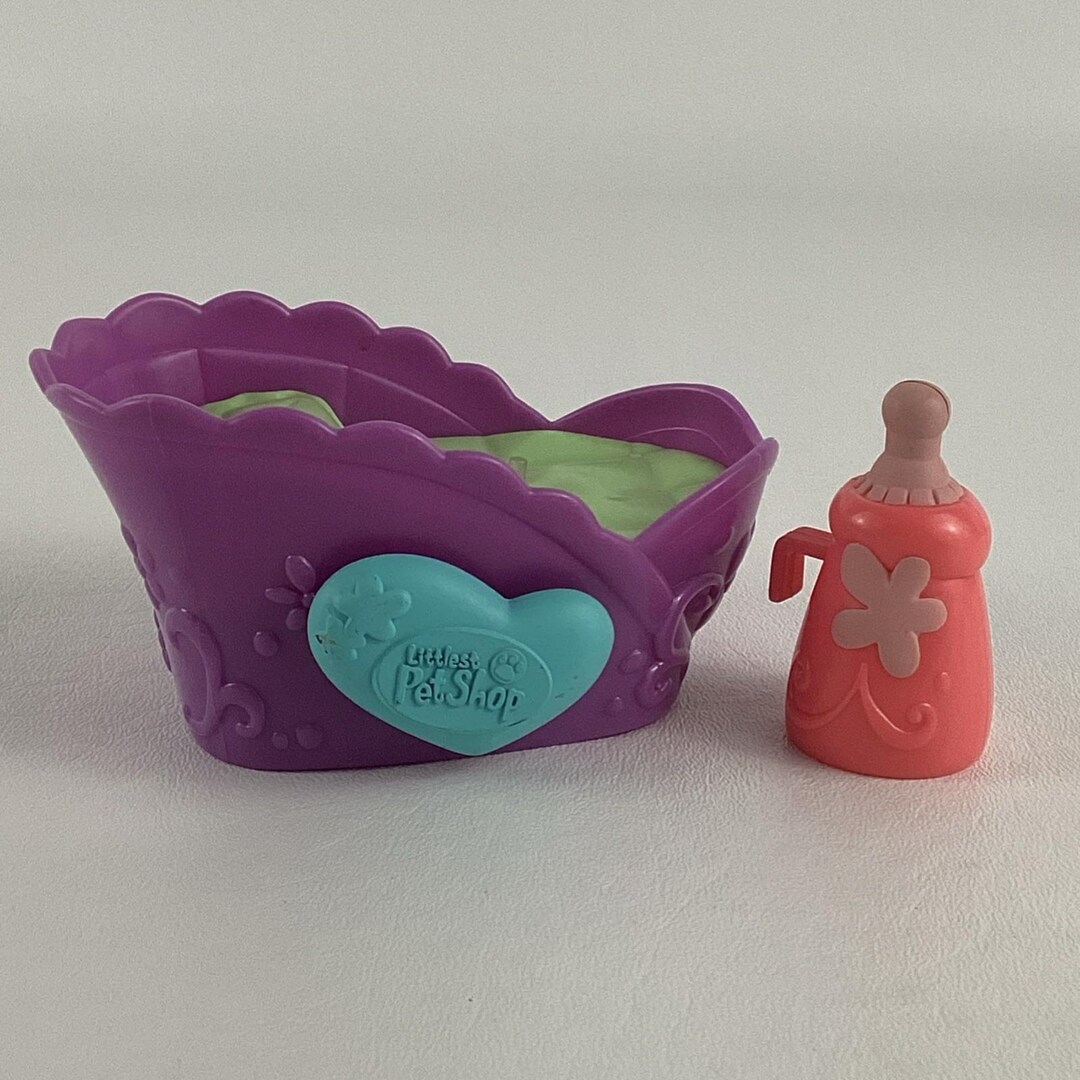 Littlest Pet Shop Magic Motion Kitty Cat Playtime Playset Bottle Hasbro ...