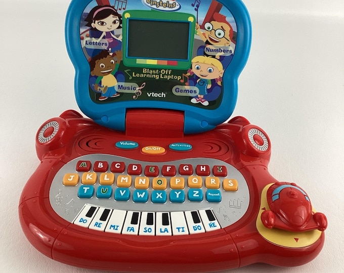Vtech Disney Little Einsteins Blast off Learning Laptop Computer Rocket ...