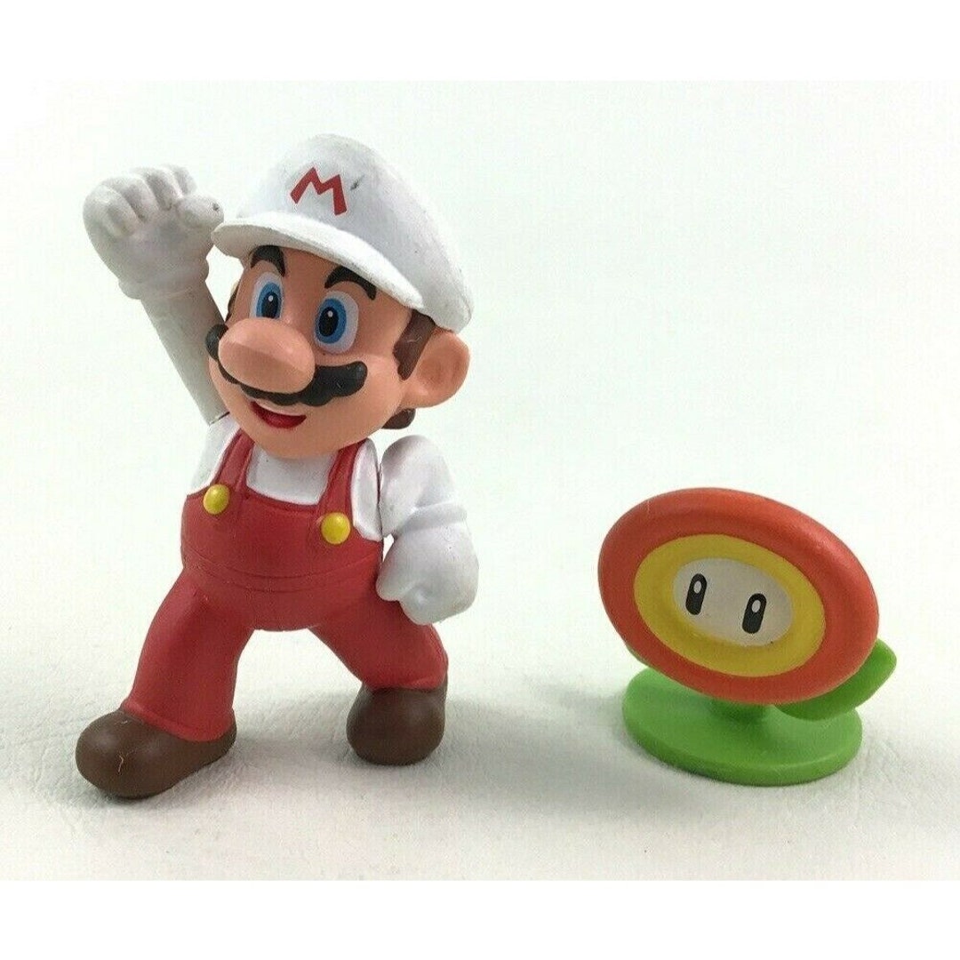 Fire Mario Suit Fire Flower Super Mario Bros PVC Action - Etsy