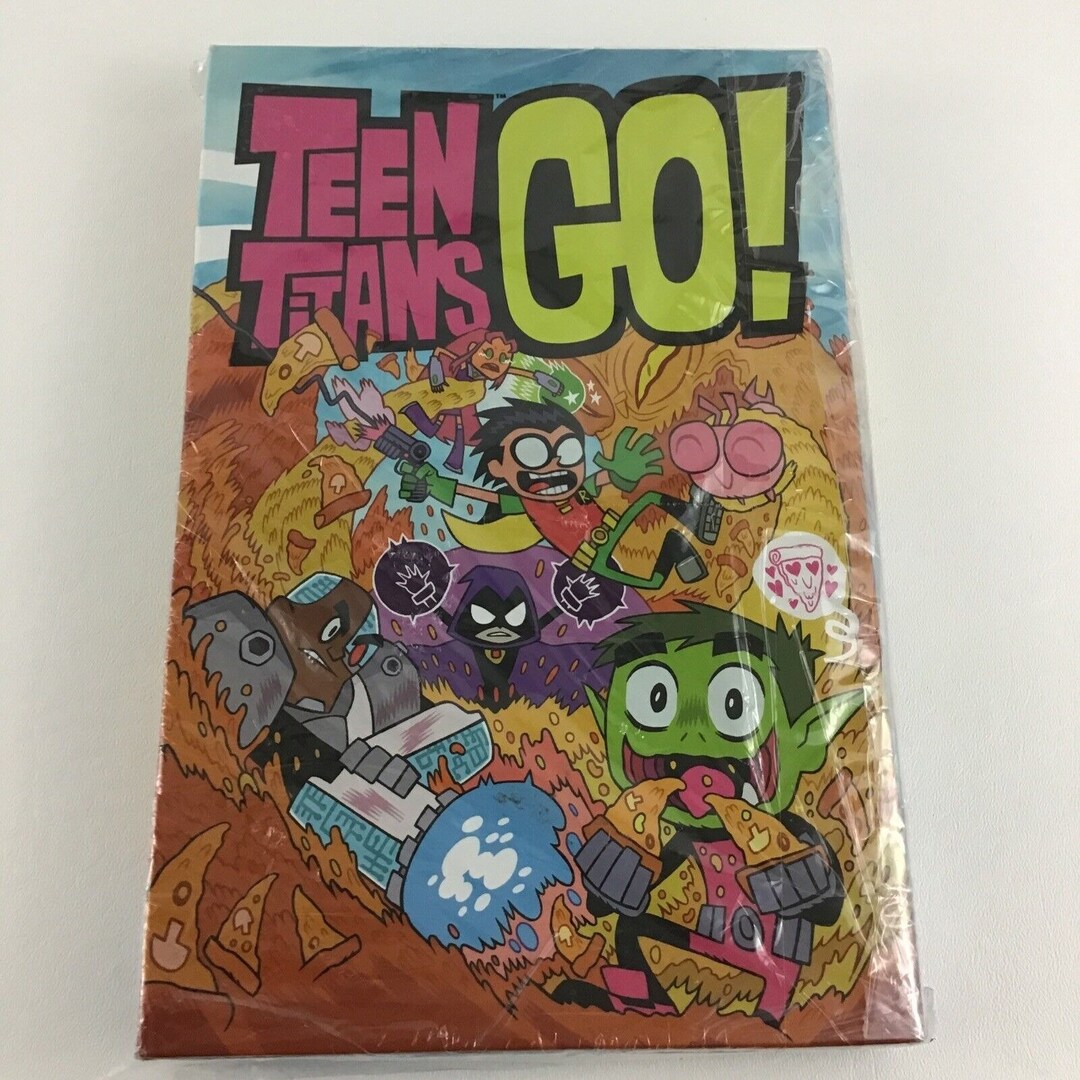 DC Comics Teen Titans Go 4 Book Series Box Set Mumbo Jumble Pizza Dome ...