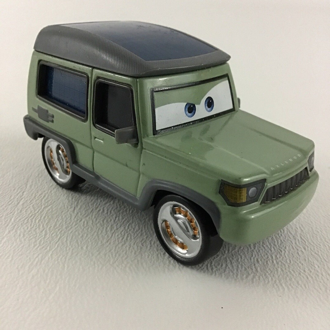 Disney Cars 2 Miles Axlerod Die Cast Collectible Figure Land Rover 1:55 ...