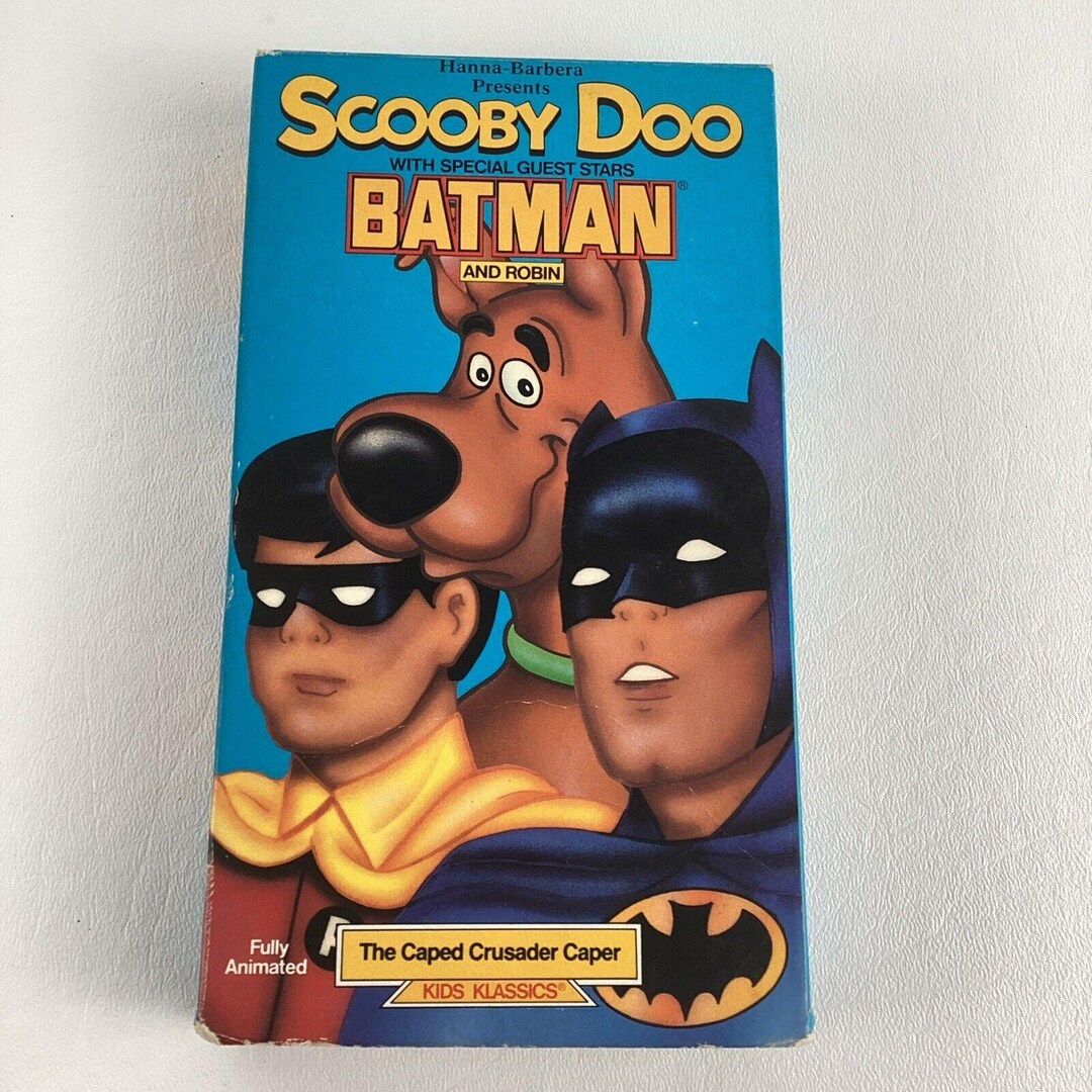 Hanna Barbera Scooby Doo VHS Tape Guest Stars Batman Robin Kids ...
