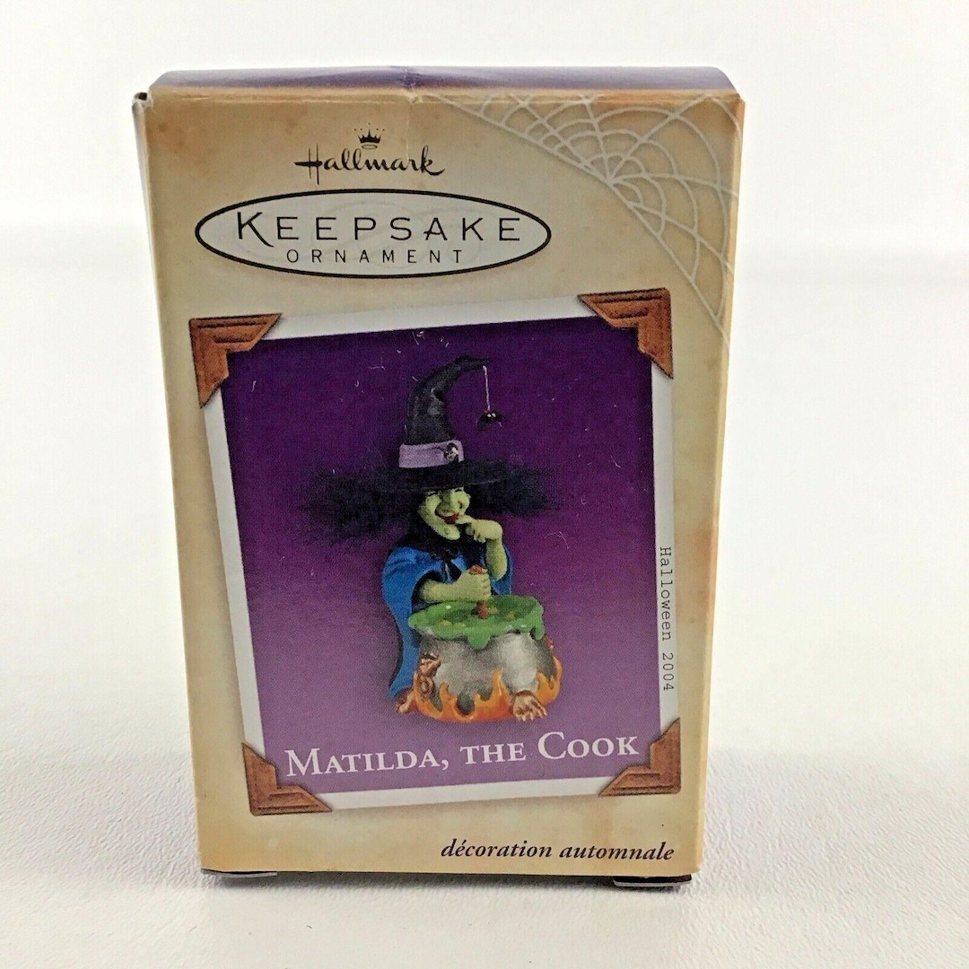 Hallmark Ornament Matilda the Cook Halloween Mansion Ravenwood Lane New ...