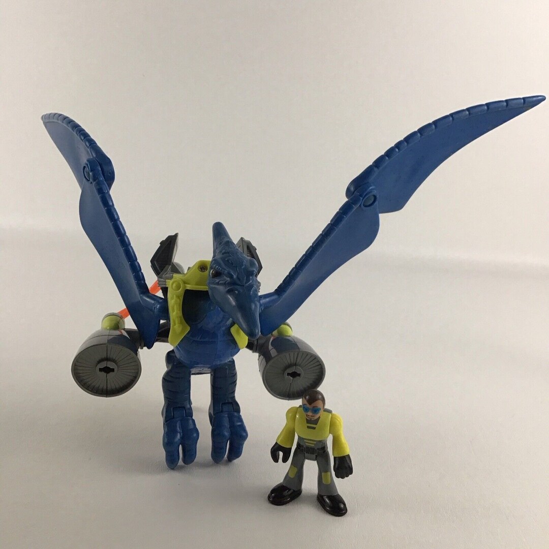 Fisher Price Imaginext Pterodactyl Flying Dinosaur Action Figure Toy ...