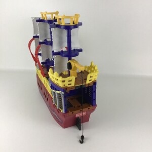 Imaginext Pirate Raider Deluxe Pirate Ship Boat W Accessories Building ...