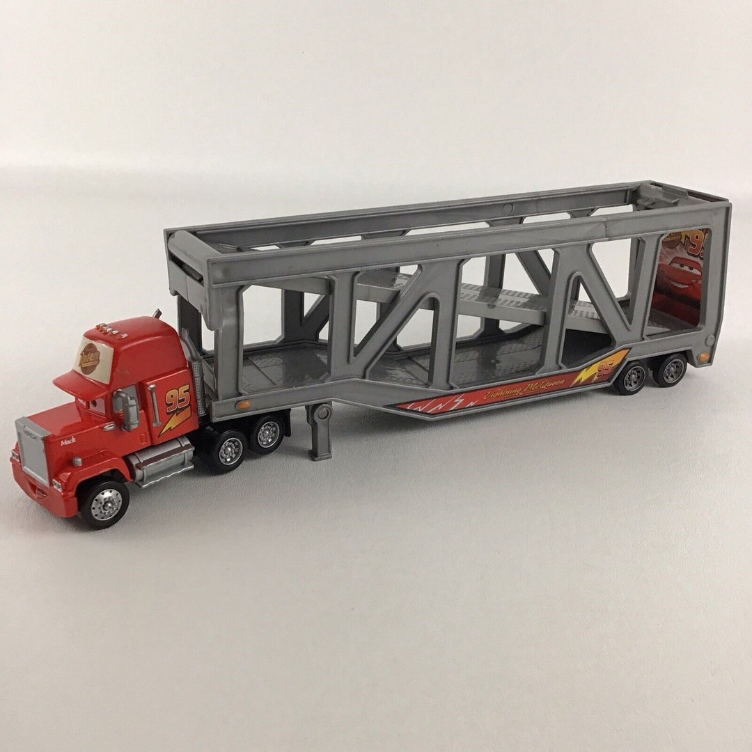 Disney Pixar Cars Launching Mack Hauler 13" Rig Semi Truck Vehicle ...