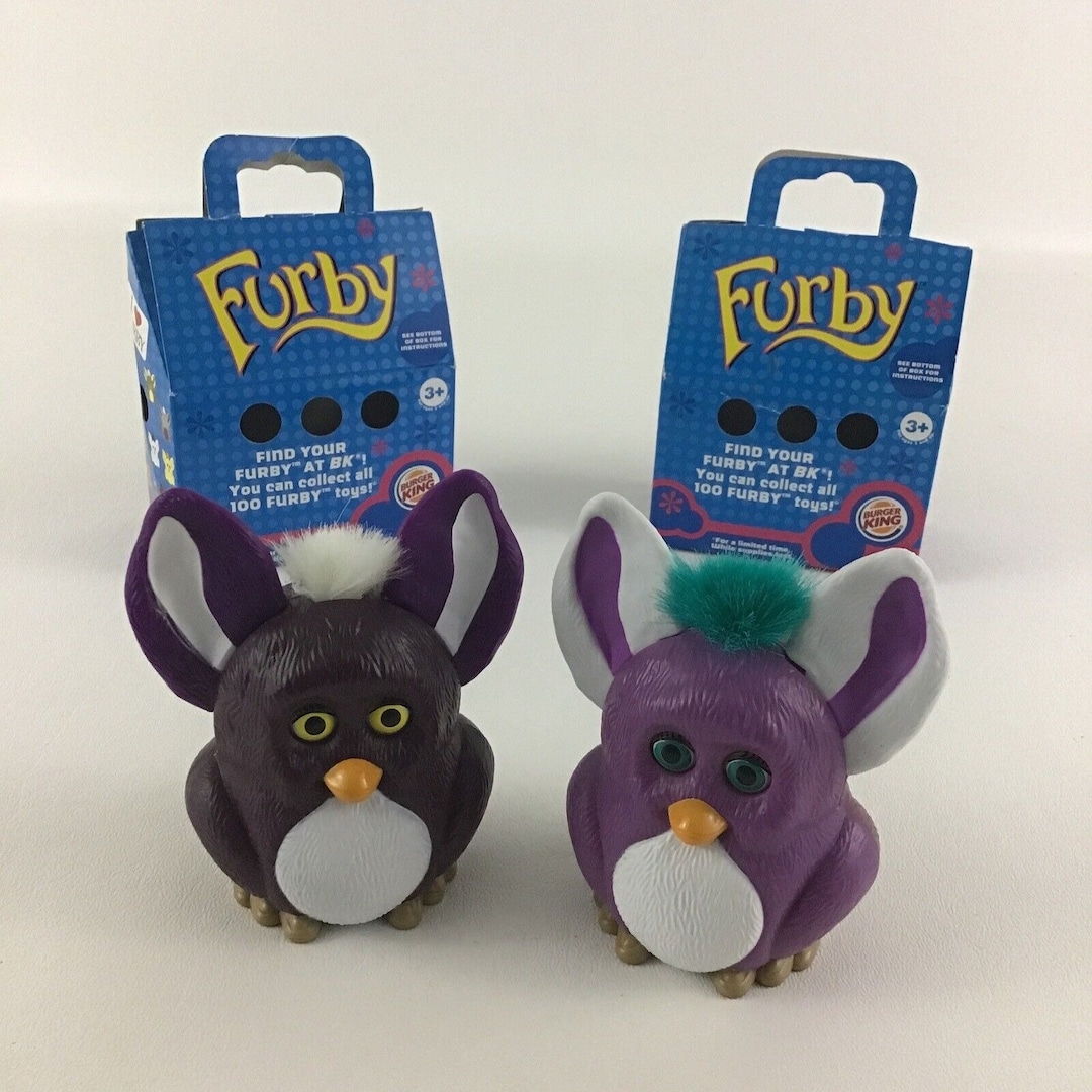Furby Collectible Figures Burger King Kids Meal Toy Moving Ears Eyes ...