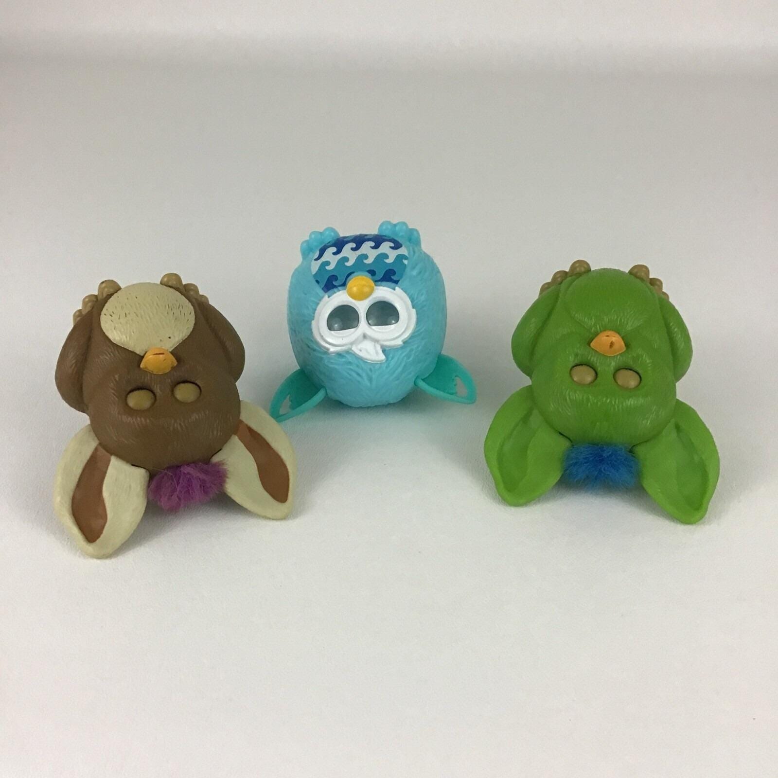 Furby Burger King Kids Meal Collectible Figures 3pc Lot Toy Pets 2005 ...