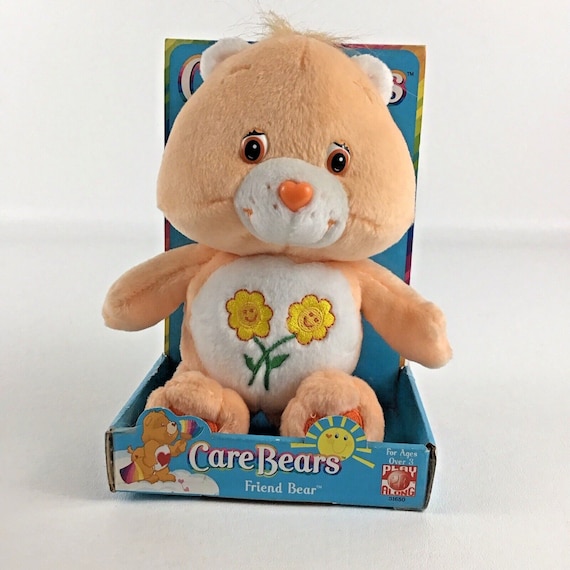Care Bears Friend Bear 8 Plush Bean Bag Stuffed Animal Toy Vintage 2002 TCFC Etsy UK