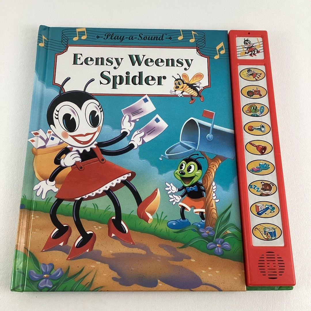 Eensy Weensy Spider Play A Sound Hardcover Book Musical Reading ...
