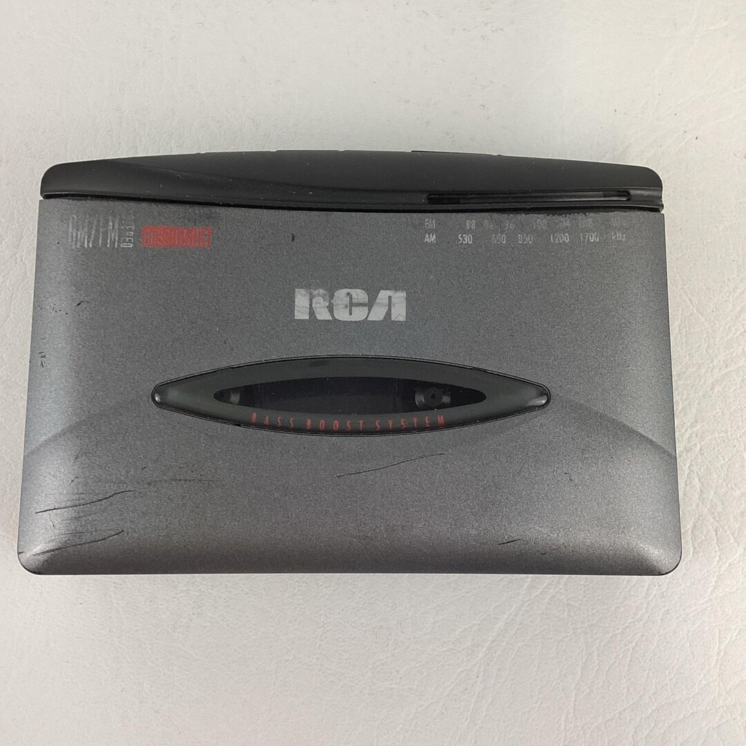 RCA Personal Portable Cassette Tape Player AM/FM Stereo Radio Tested ...